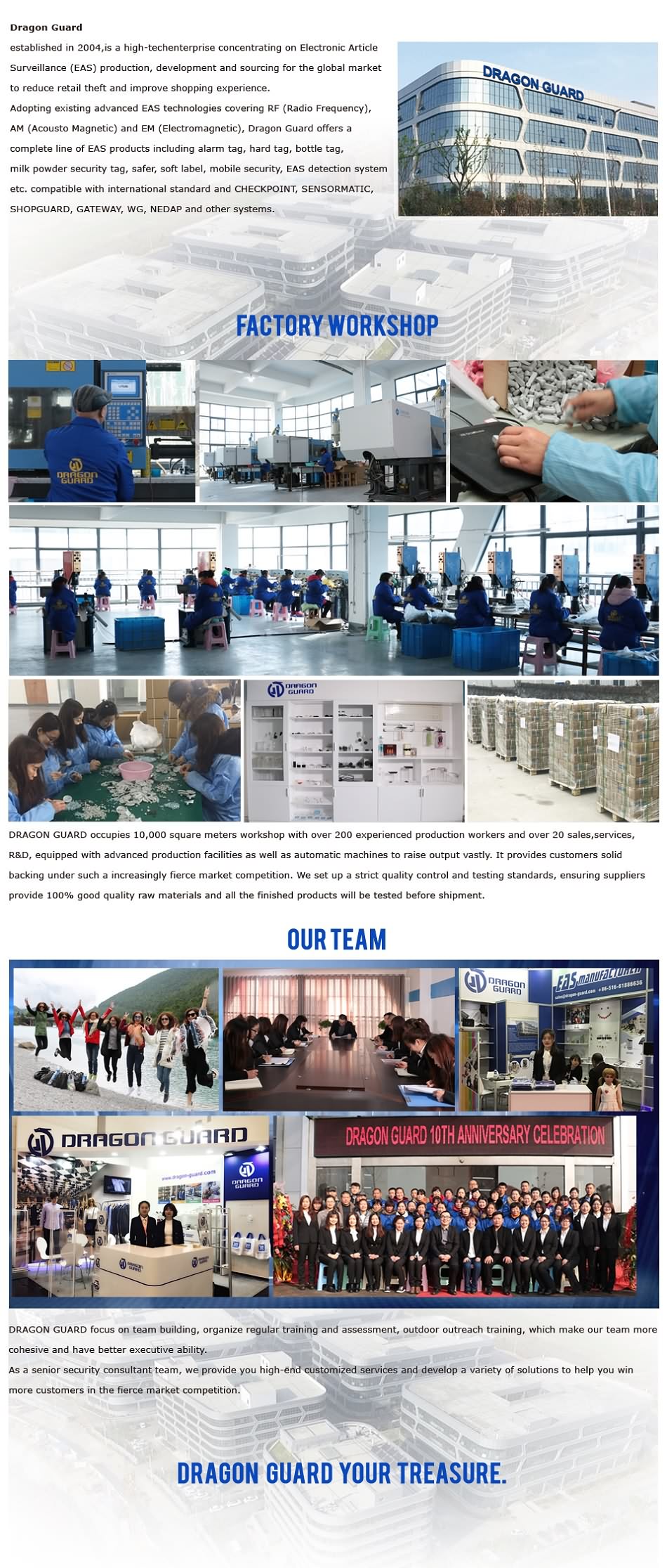 EAS Factory - Advanced Retail Security Solutions - Dragon Guard