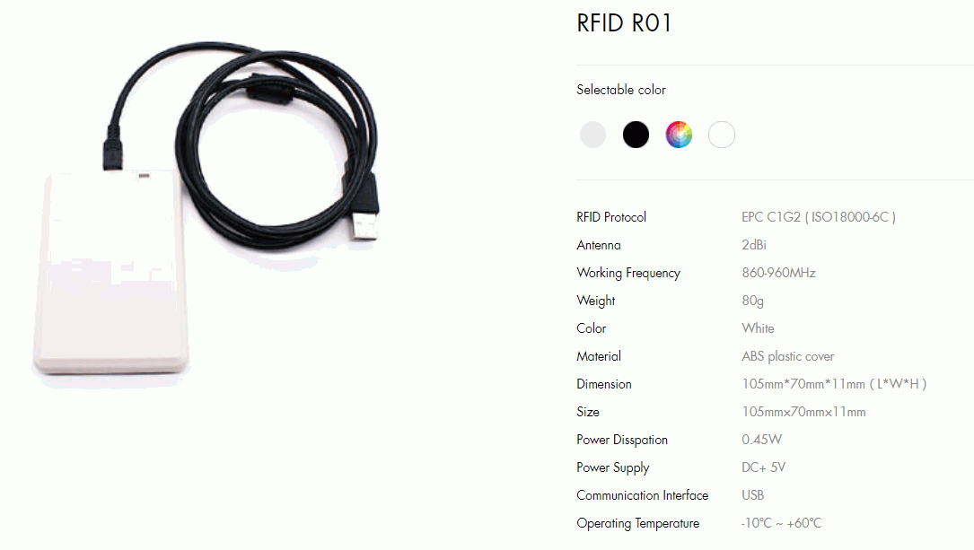 RFID Desktop Reader date issuing retail cashier access contro - EAS