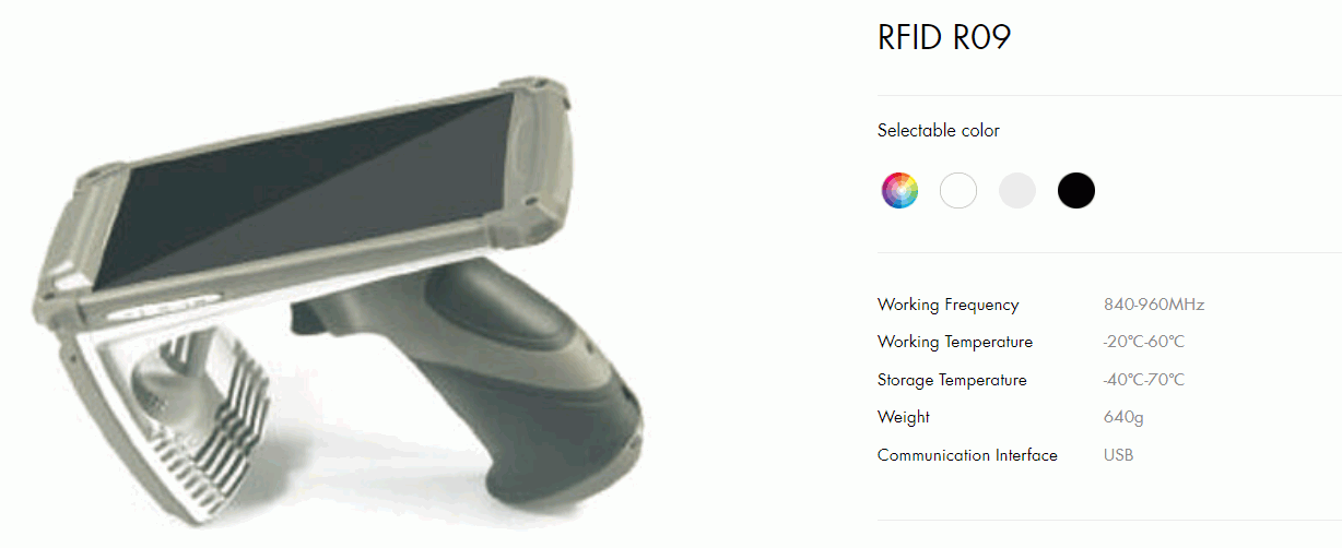 UHF Handheld Detector - EAS system loss prevention RFID antenna anti ...